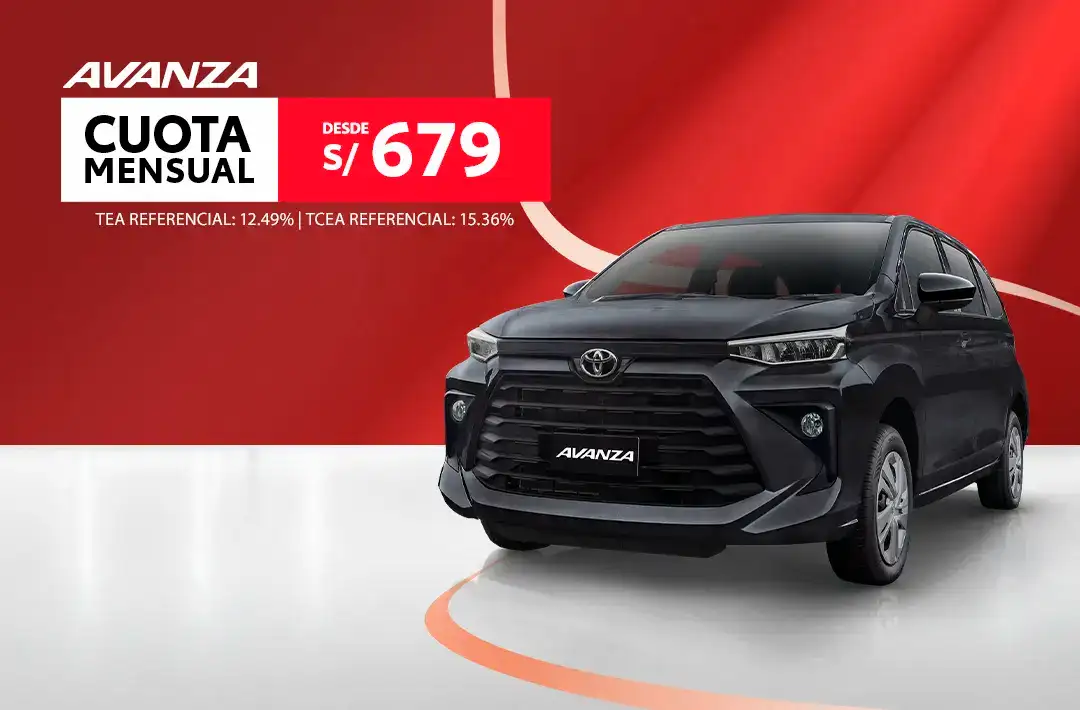 Cotizador avanza | Toyota Perú